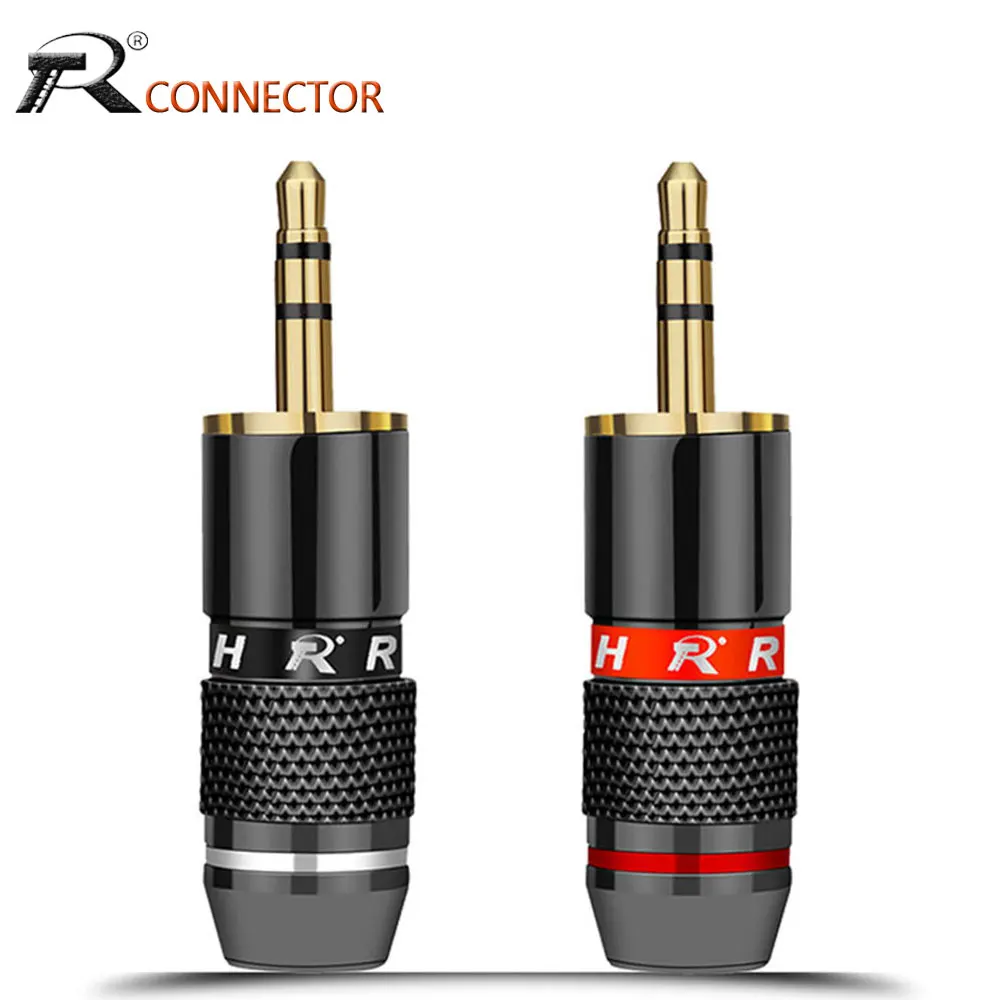 3-5mm-Jack-3-pole-Audio-Plug-Gold-plated-Earphone-Adapter-For-DIY ...