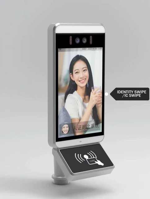 2022 Good Quality Android 5.1 Ai Face Recognition Body Temperature ...