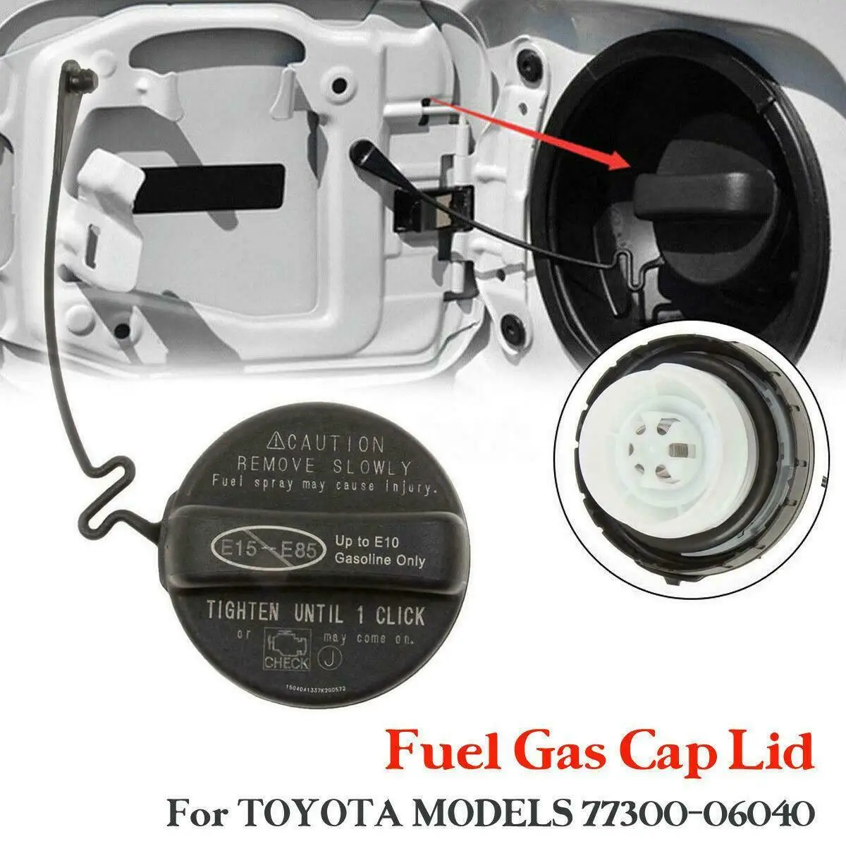 Car-Fuel-Tank-Filler-Gas-Cap-Cover-Lid-Tether-for-Toyota-Corolla-Tacoma ...