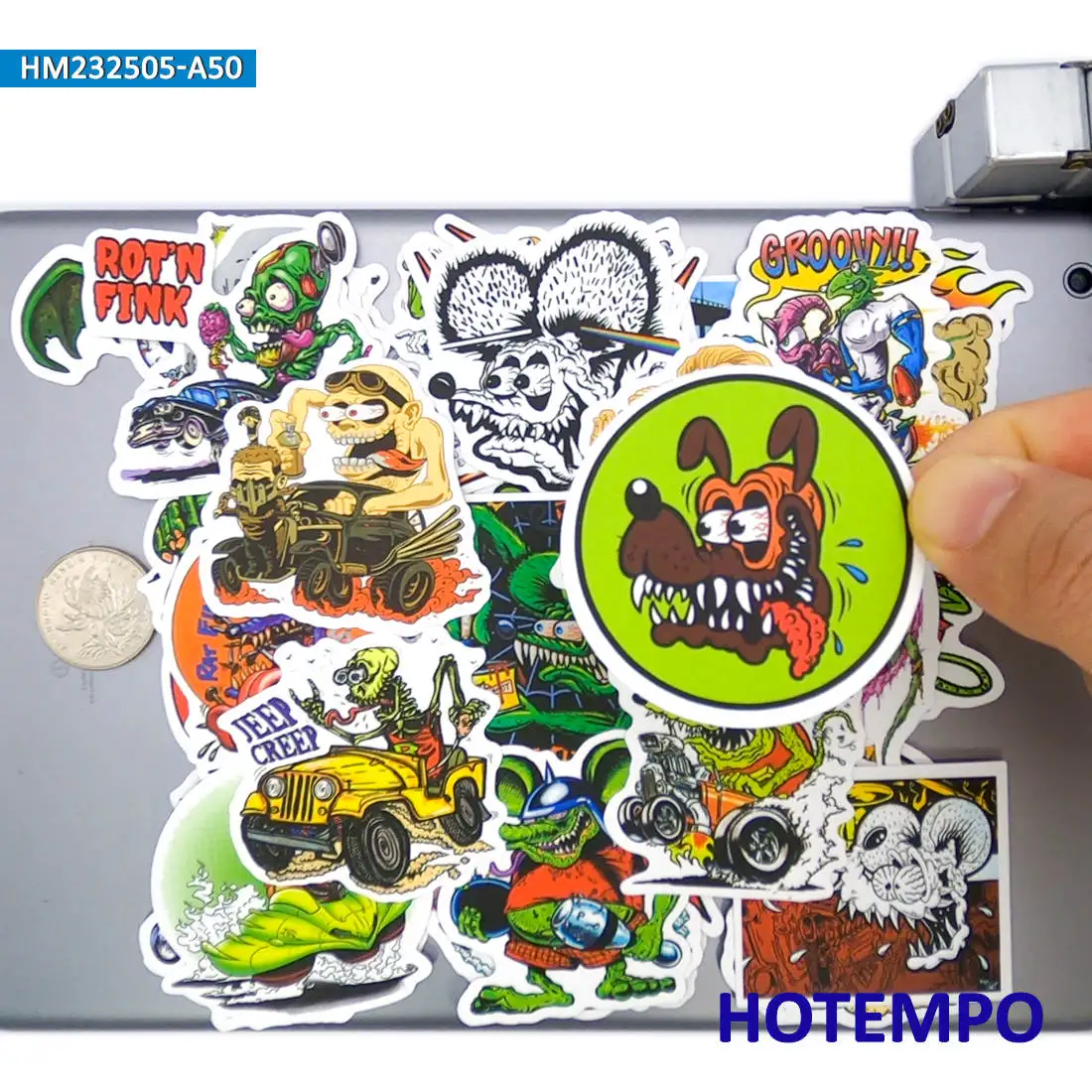 20-30-50-piezas-Pegatinas-Fink-Rat-Rat-n-aterrador-Calcoman-as-de-arte ...