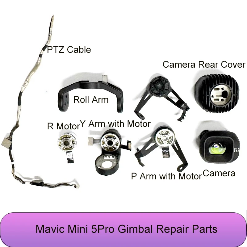 New Mini 5 Pro Gimbal Repair Parts PTZ Cable Y Arm with Motor ...