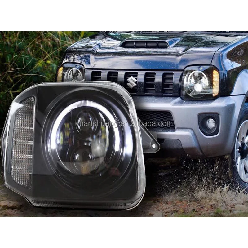 Headlight-assembly-body-kit-accessories-for-suzuki-jimny-off-road-parts ...