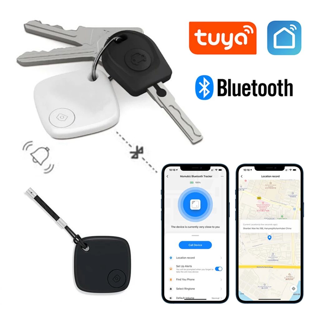 Tuya Mini Intelligens Címke Bluetooth Vezeték Nélküli Nyomkövető ...