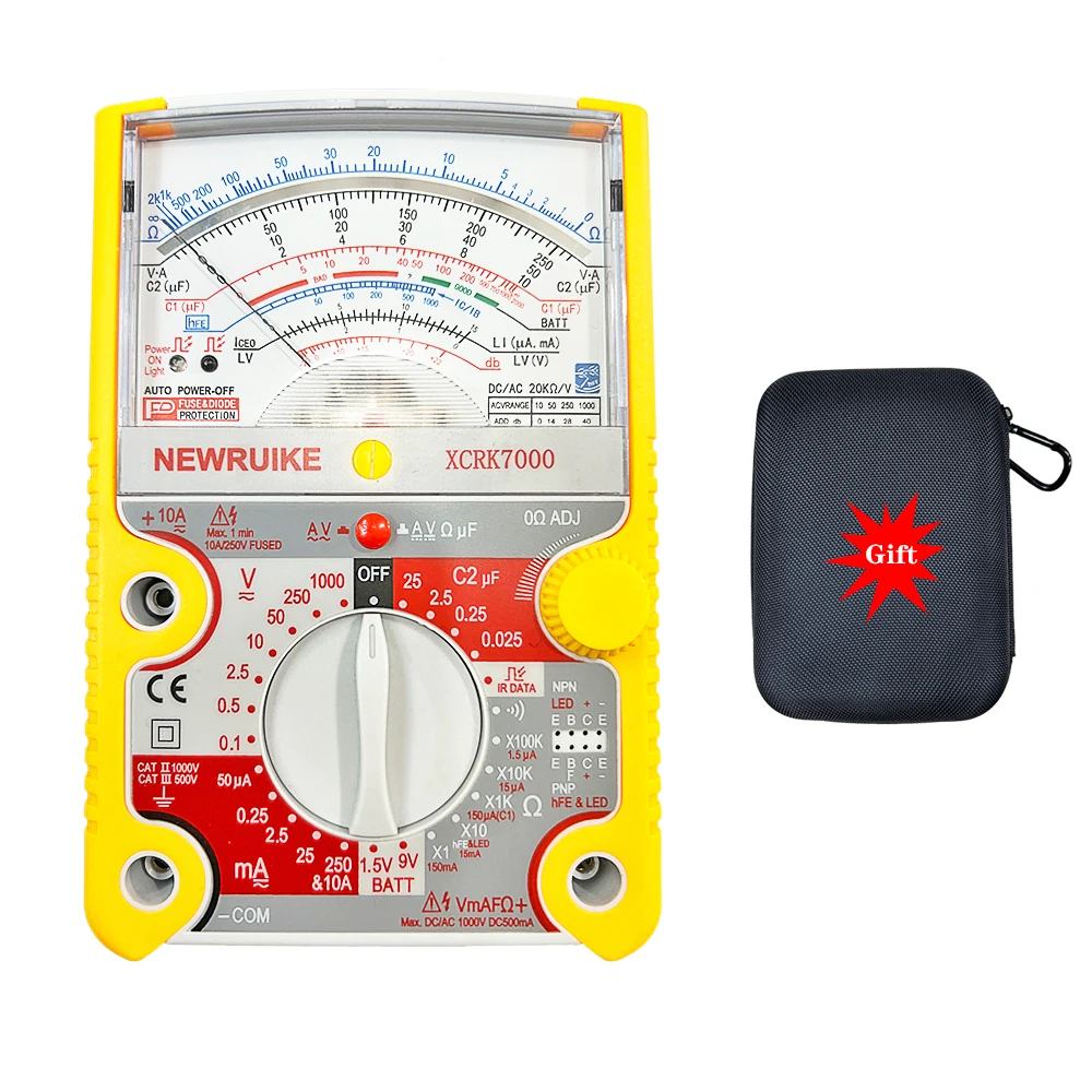 NEWRUIKE-XCRK7000-Multifunction-Analog-Multimeter-High-Precision ...