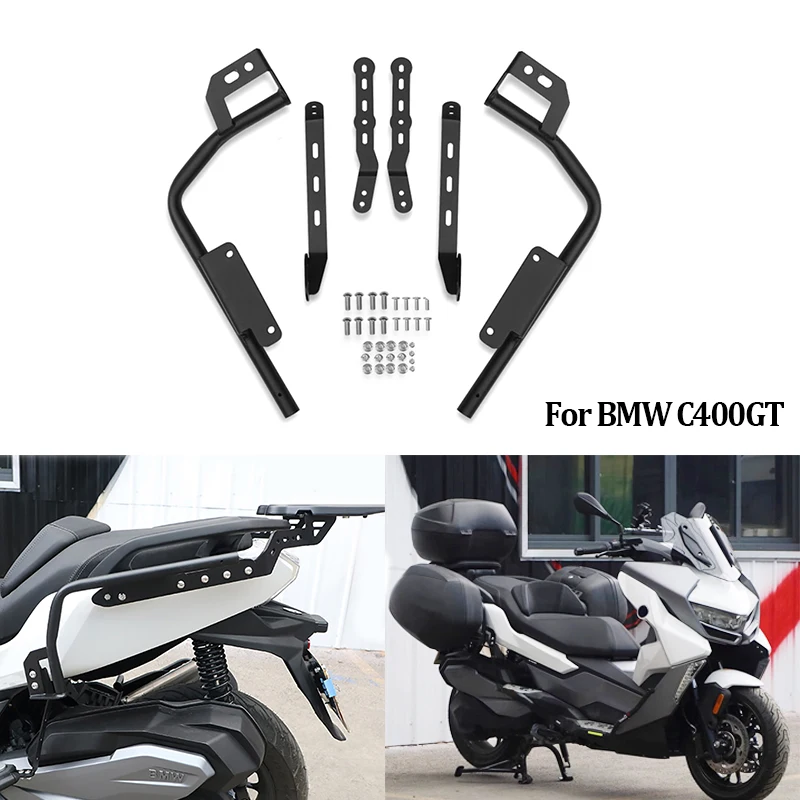 Motorcycle Luggage Rear Side Saddle Bag Box Luggage Side Case Box Rack ...