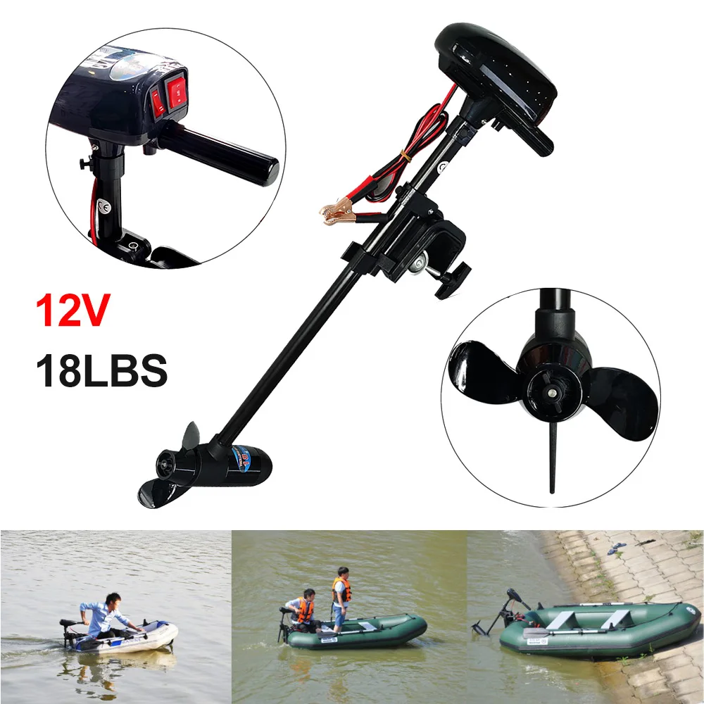 18lbs-Boat-Electric-Motor-Multiple-Power-Inflatable-Boat-Outboard ...