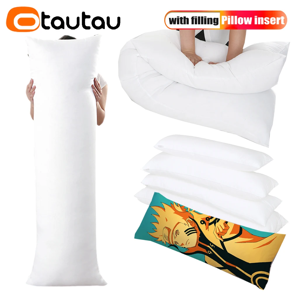 OTAUTAU Long Body Pillow Anime Inner Insert Core Sofa Bed Side Sleep ...