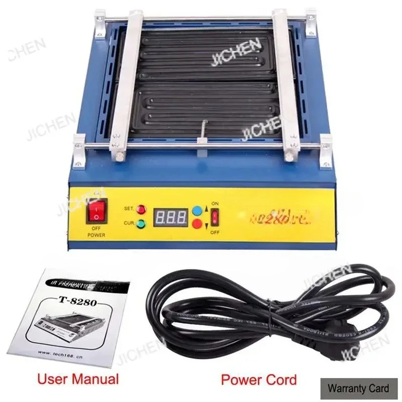 110V/220V T-8280 PCB Preheater IR Infrared Preheating Station Preheat ...