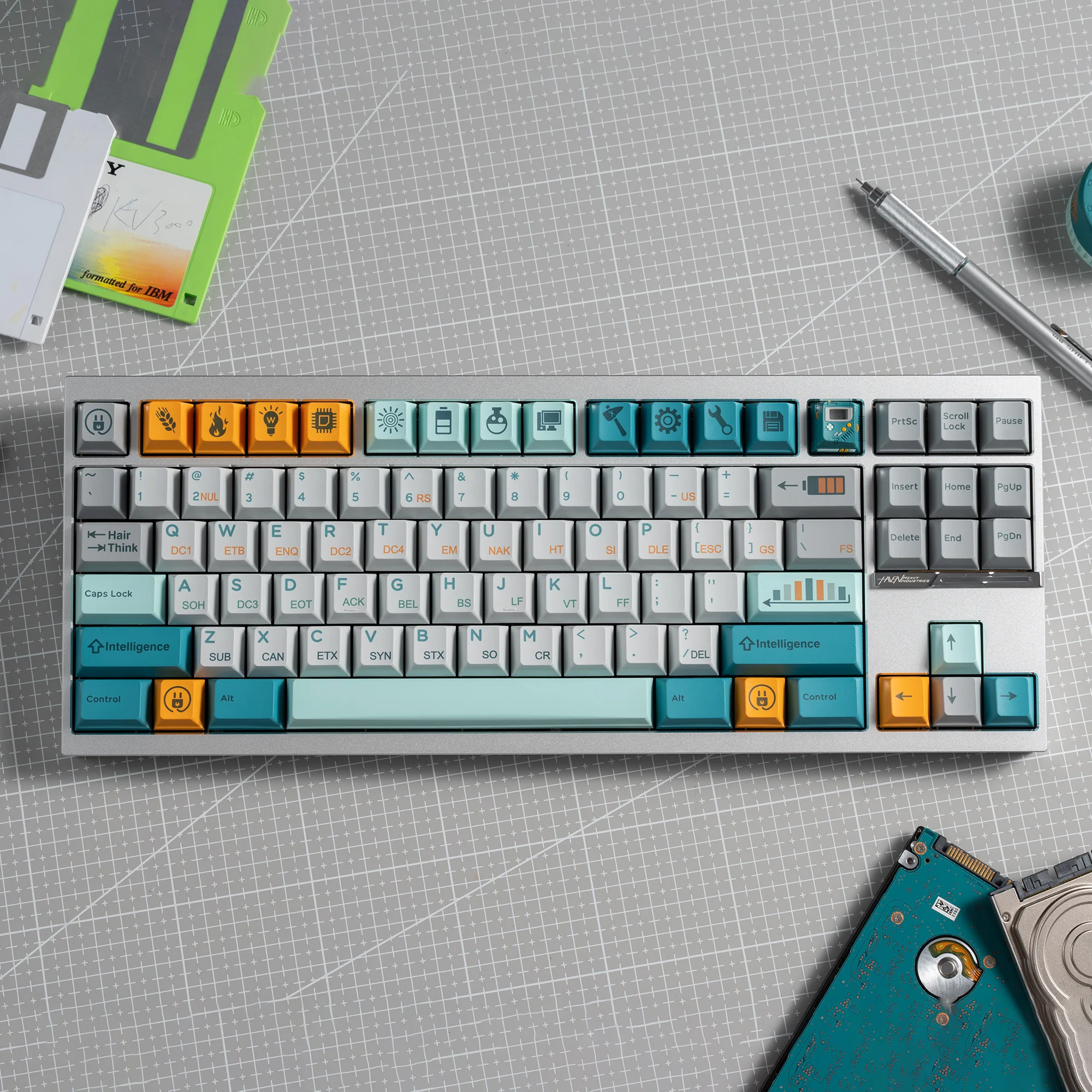 Hififox-x-Domikey-Evolution-Cherry-Profile-Dye-Subbed-Keycap-Set-thick ...