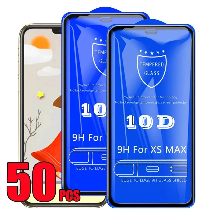 20-50pcs-10D-Tempered-Glass-Full-Glue-9H-Premium-Screen-Protector-Film ...