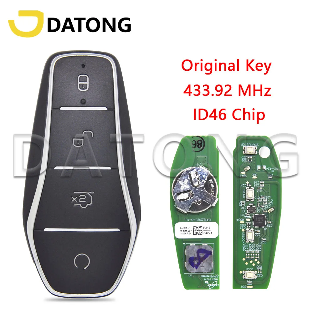 Datong World Car Remote COntrol Key For BYD Qin PLUS DM-i Qin PLUS EV ...