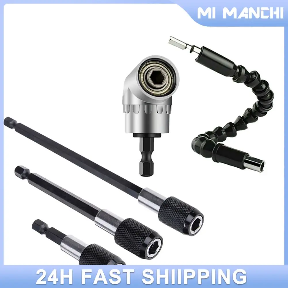 Drill-Attachment-With-Magnetic-Interface-Black-Drill-Angle-Screwdriver ...