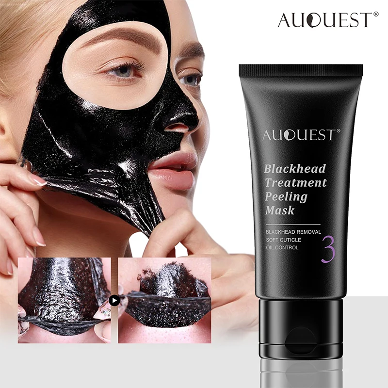 AUQUEST-Blackhead-Remover-Black-Dots-Facial-Masks-NoseBamboo-Charcoal ...