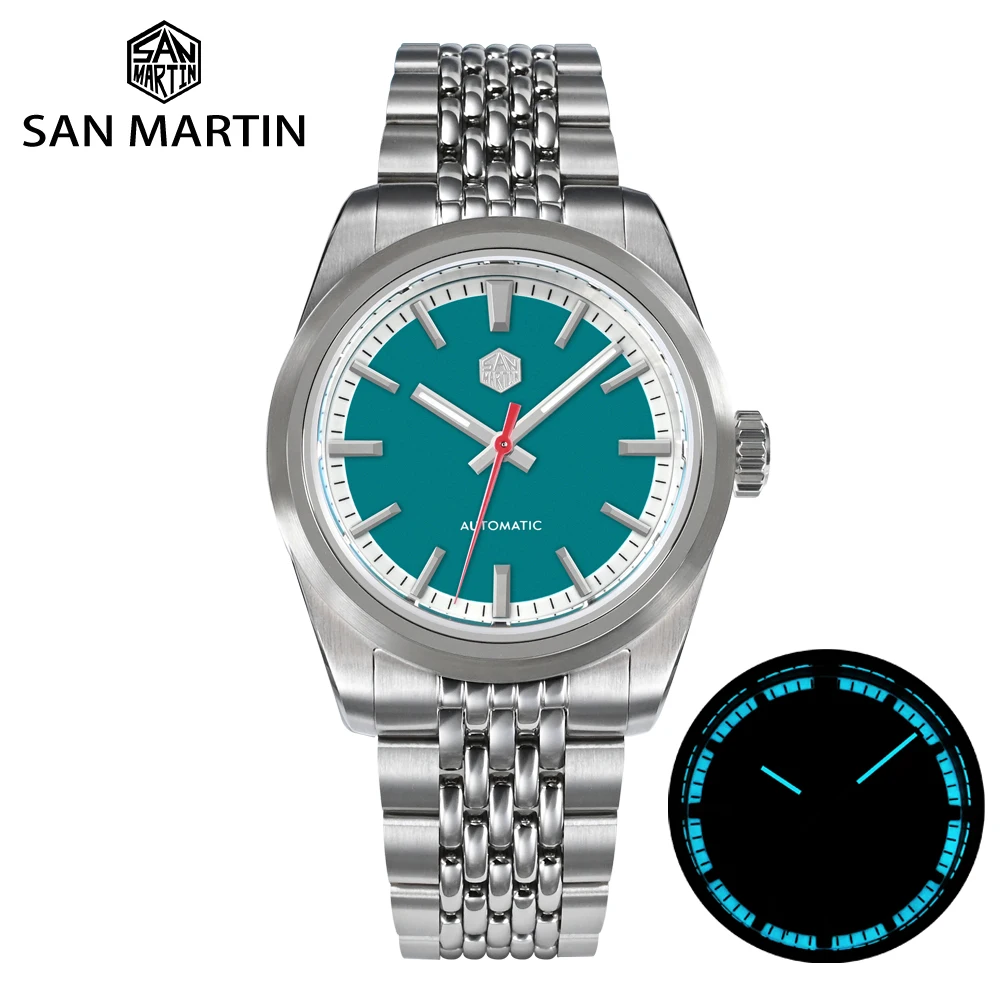 San-Martin-Reloj-deportivo-de-37mm-para-hombre-cron-grafo-de-pulsera ...