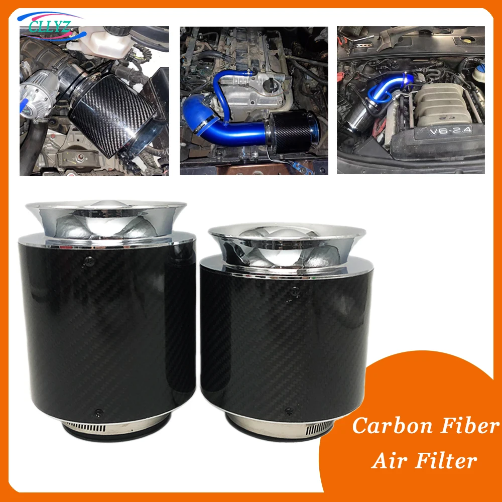 CLLYZ-High-Flow-Carbon-Fiber-Air-Filter-Universal-63-70-76MM-High ...