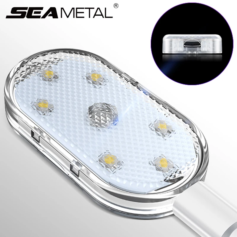 SEAMETAL-5V-Car-Led-Lighting-Finger-Touch-Sensor-Reading-Lamp-LED ...