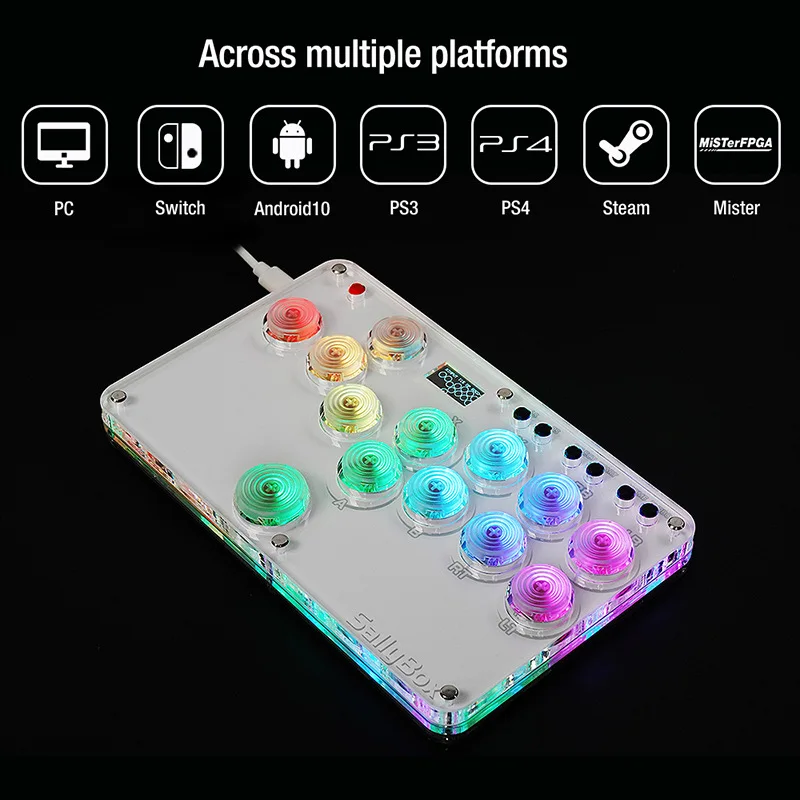 Mini-HitBox-SallyBox-Fighting-Stick-Controller-For-PC-PS4-Switch ...