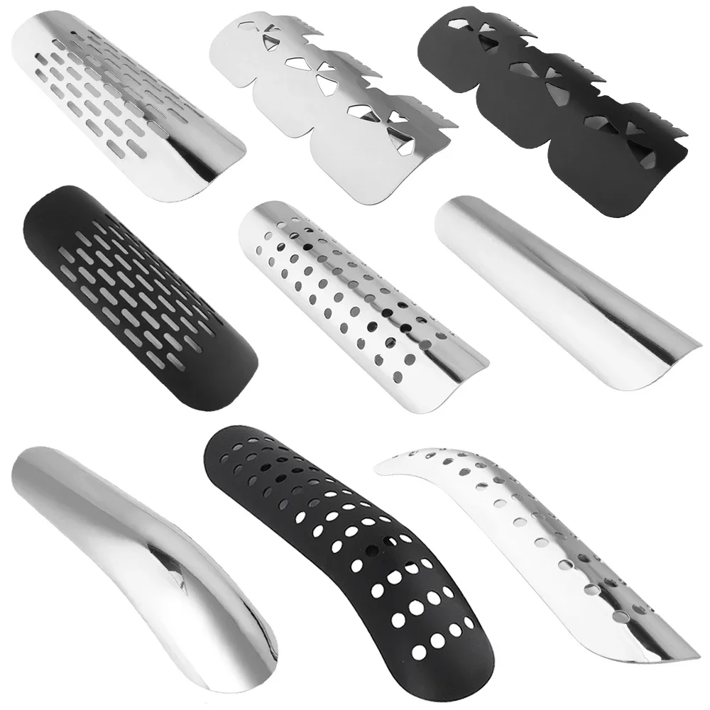 Motorcycle Exhaust Pipe Heat Shield Cover Muffler Protector Guard ...