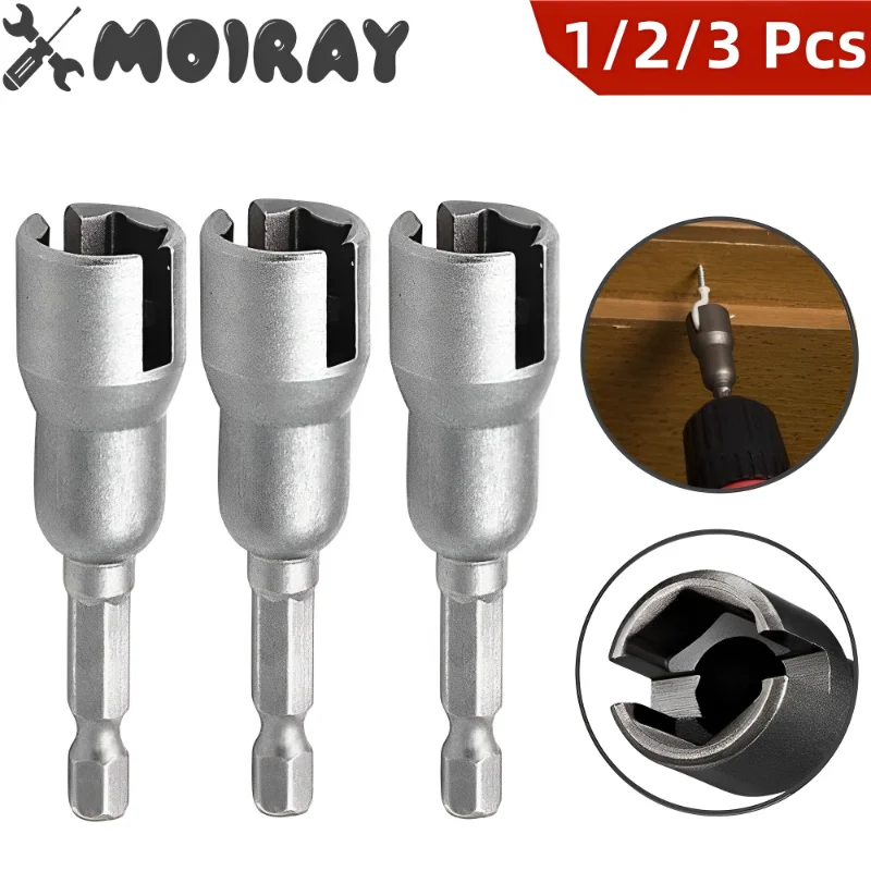 1-2-3Pcs-Butterfly-Bolt-Socket-Wrench-6-35mm-Hex-Shank-Socket-Adapter ...