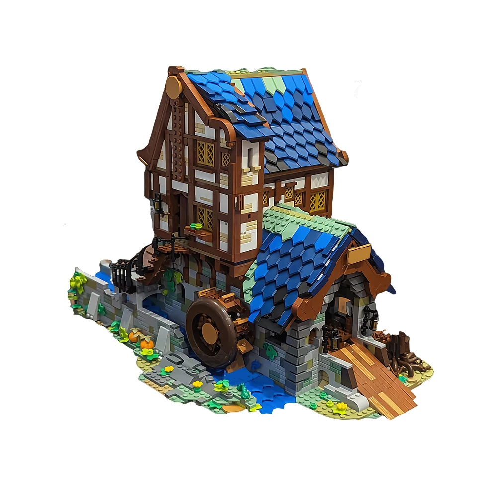 Gobricks-MOC-173041-Medieval-Sawmill-Building-Blocks-Model-Double-21325 ...