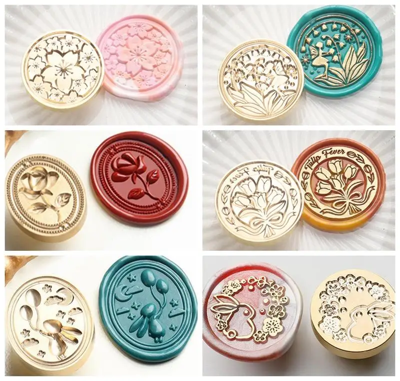 Seal Wax Stamps Head Zinc Alloy New Pattern For DIY Sealling Wax Stamp ...