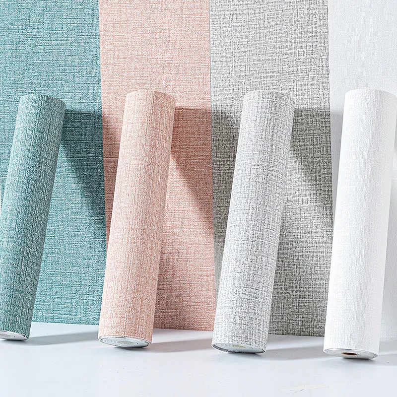 10m-Linen-Wallpaper-Self-adhesive-Waterproof-Moisture-proof-and-Moldy ...
