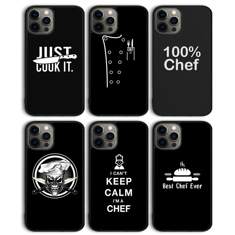 Cooking Chef Phone Case Back Cover for iPhone 17 Air 16 15 14 13 11 12 ...