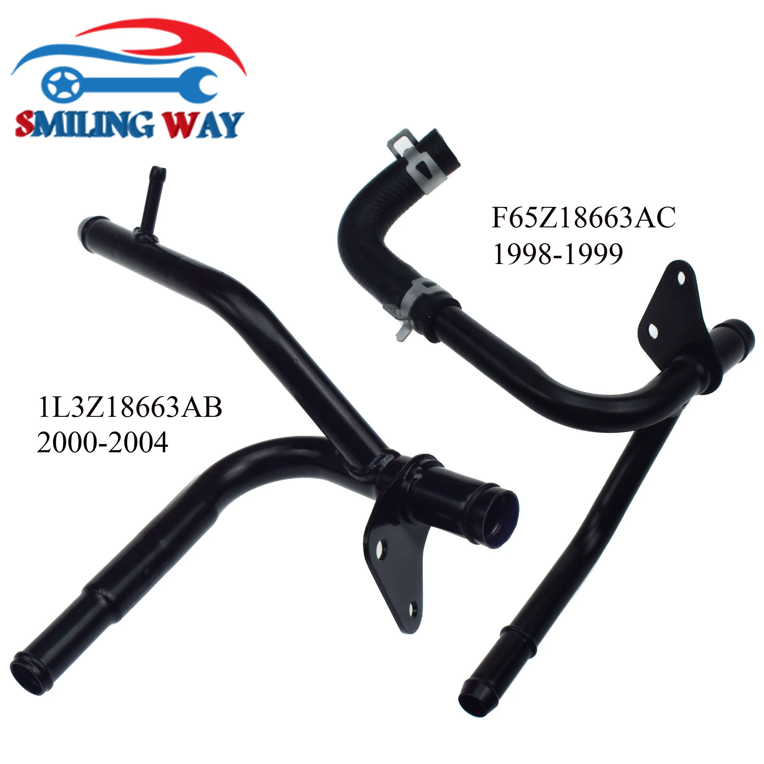 HVAC-Engine-Heater-Hose-Pipe-Outlet-Assembly-to-Water-Pump-For-Ford-F ...