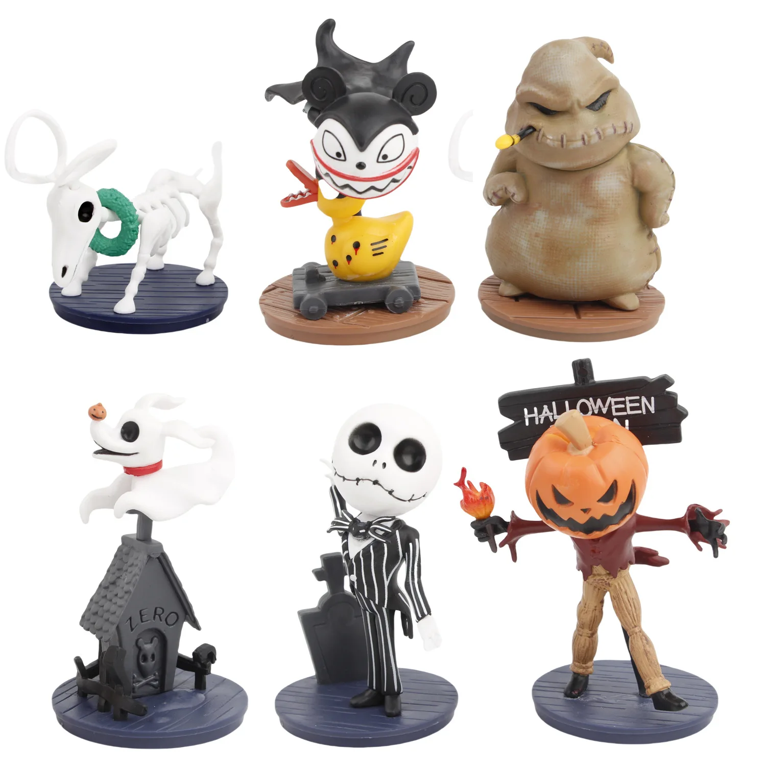 6-Pcs-Set-The-Nightmare-Before-Christmas-7-11cm-Figure-Jack-Skellington ...