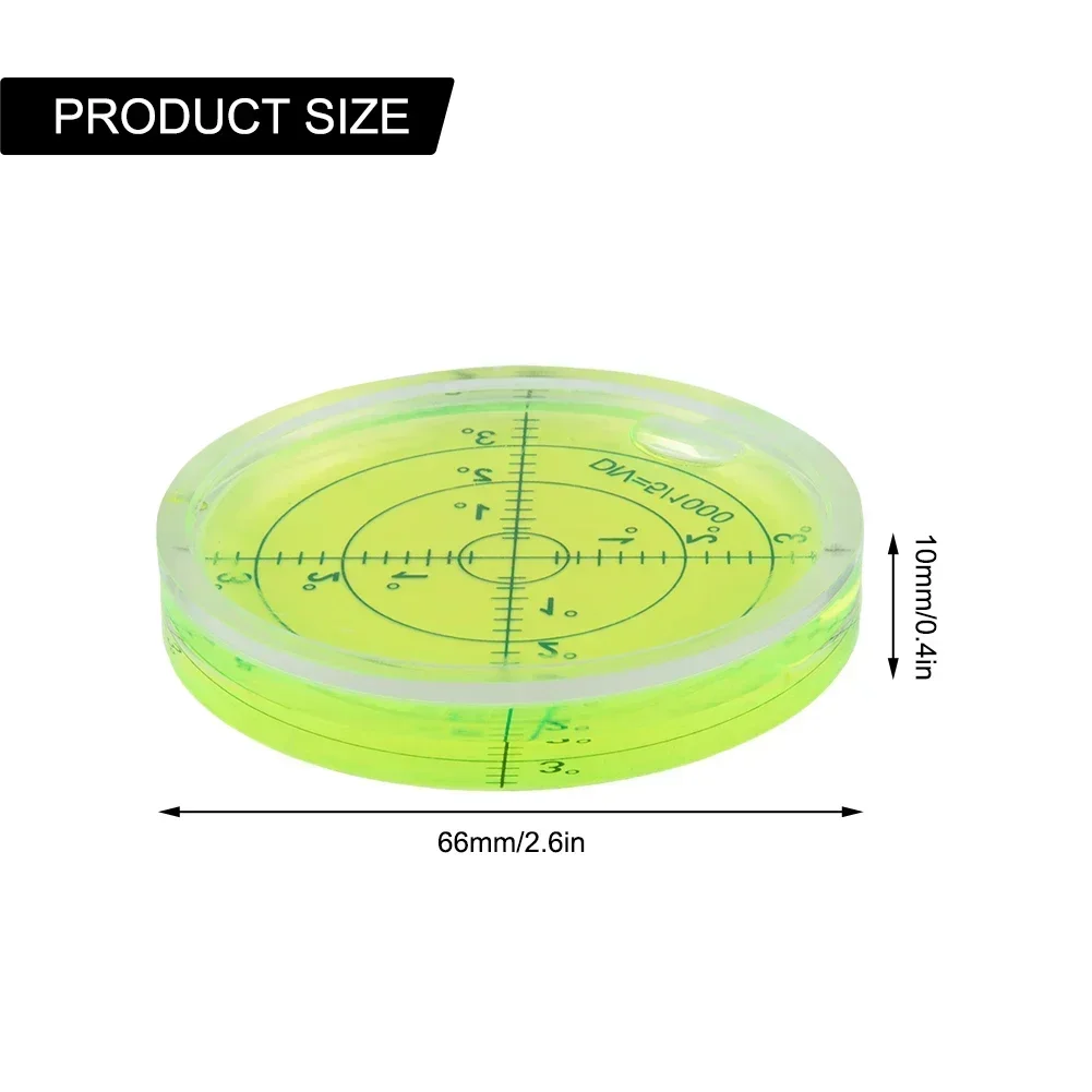 66mm Large Levels Level Bubble Bubble Bullseye Circular High-precision ...
