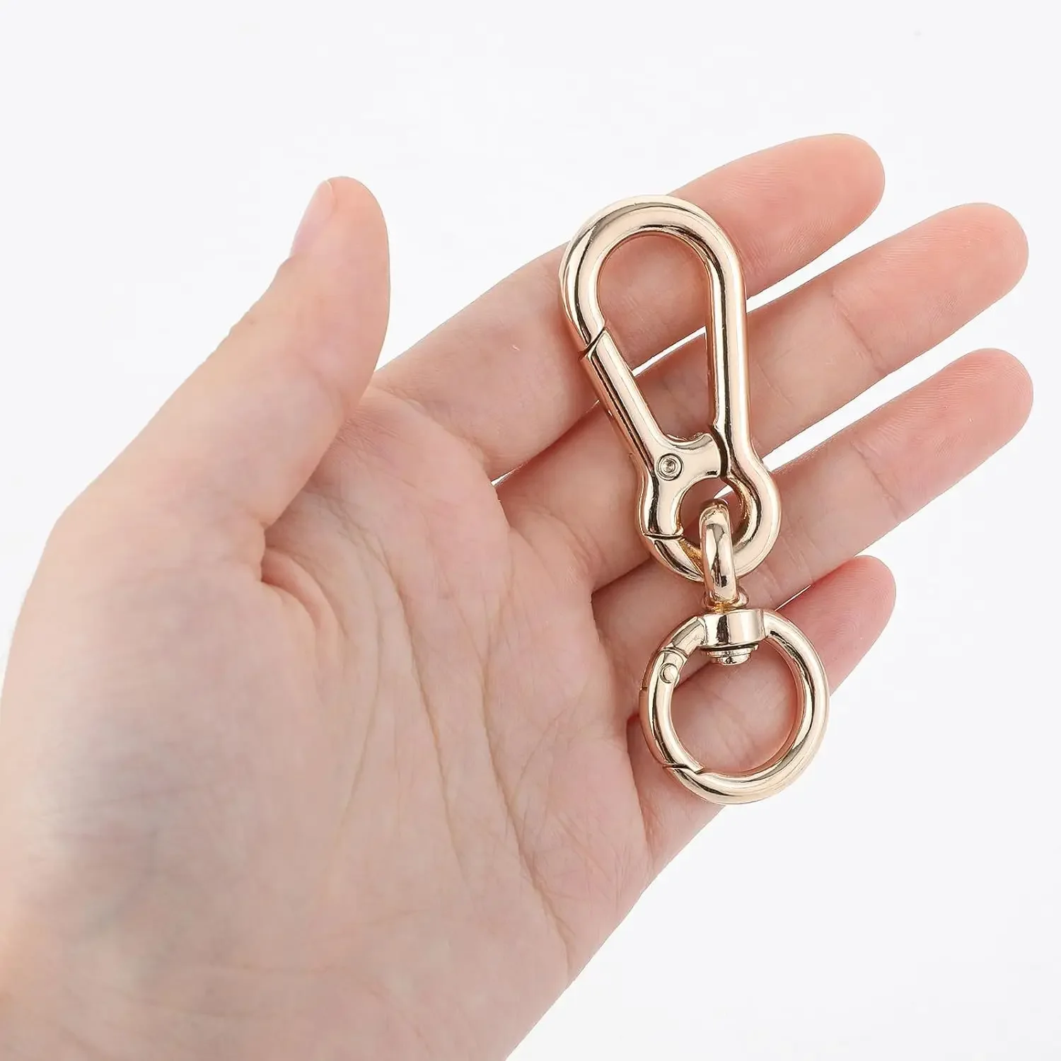 2 Pcs Swivel Trigger Snap Hook Lobster Claw Clasp Spring Loaded Clip ...
