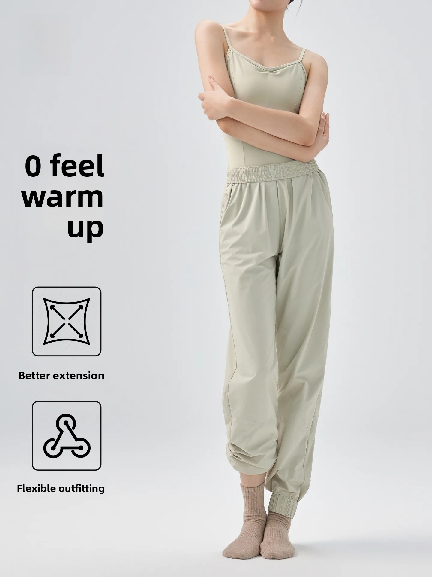 Ballet Warm-Up Pants Sweat Loss Dance Training Fat Reduction Clothing ...
