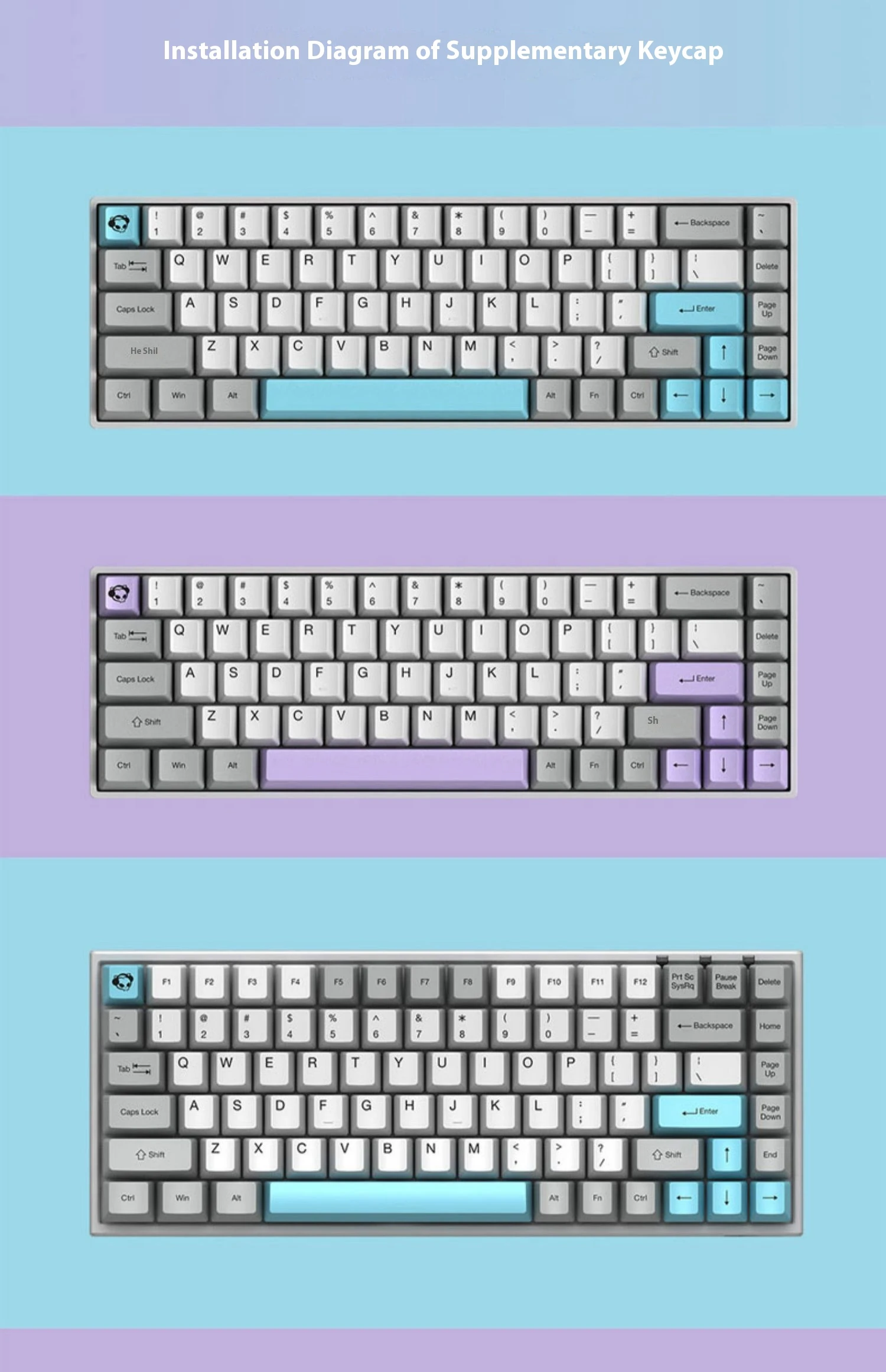 Akko Quiet 3068 68-Key Cherry Axis Mechanical Keyboard