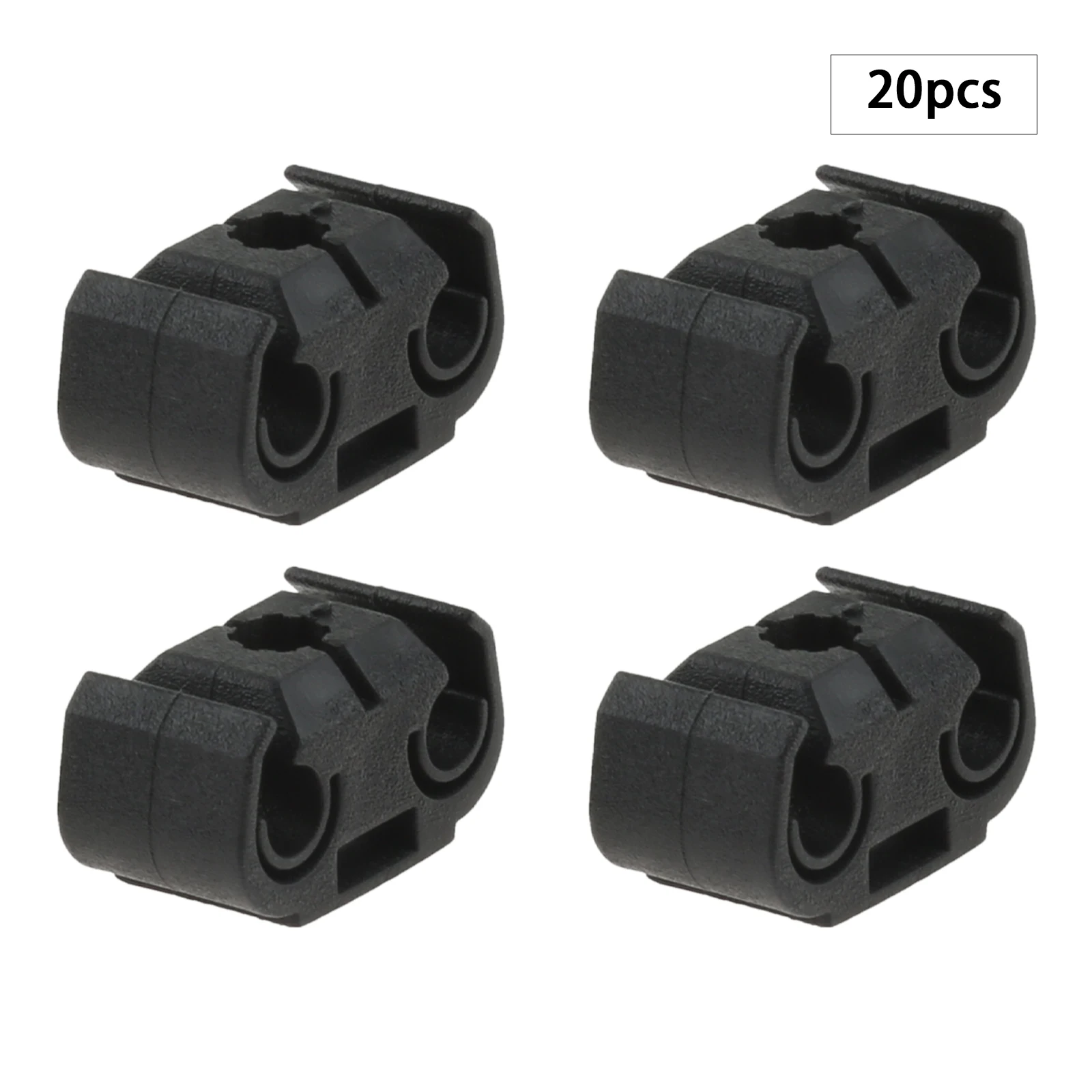 20Pcs Car Brake Line Hose Clip Double Cable Holder Clip For Passat Golf ...