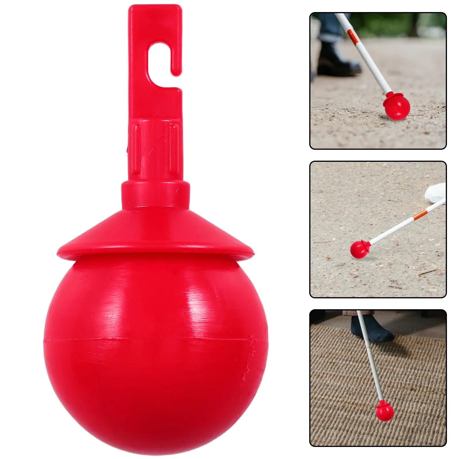 Guide Stick Cane Tip Rotating Ball Guide Walking Stick Blind Cane ...
