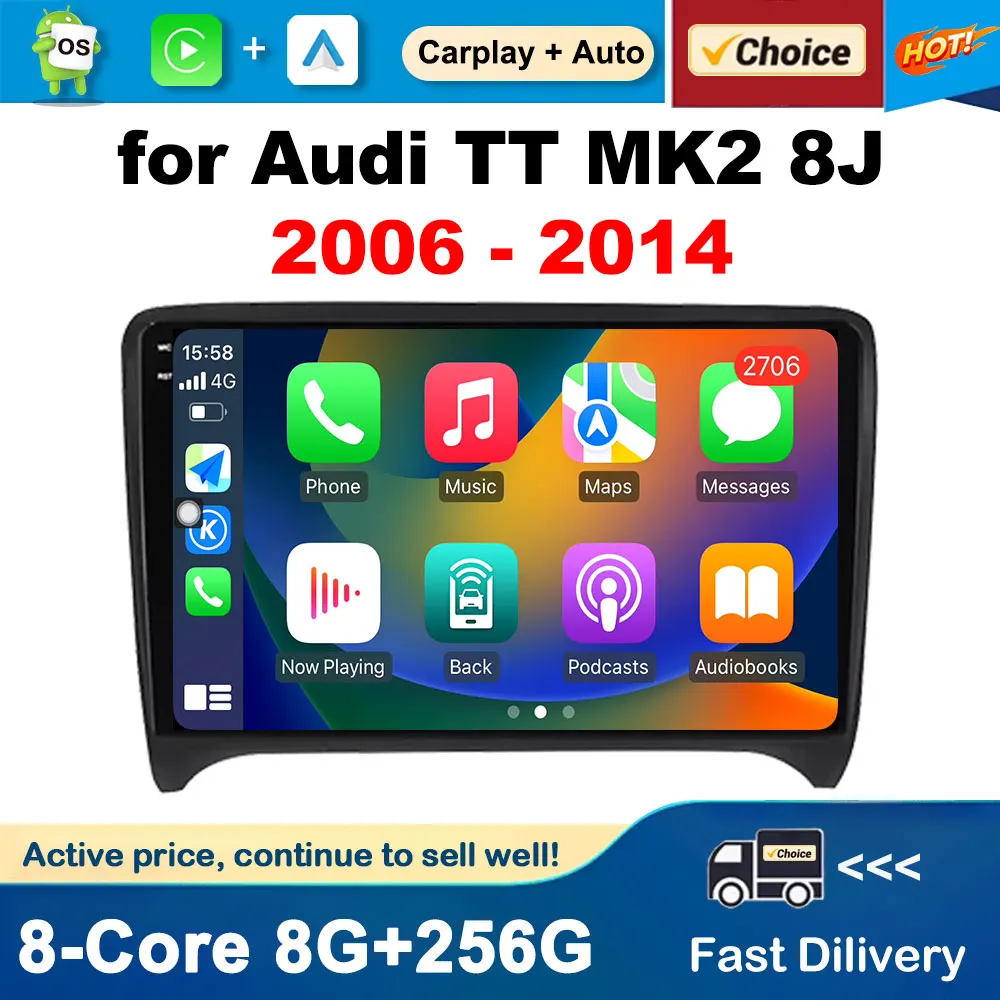 for-Audi-TT-MK2-8J-2006-2014-Android-Intelligent-System-Car-Multimedia ...