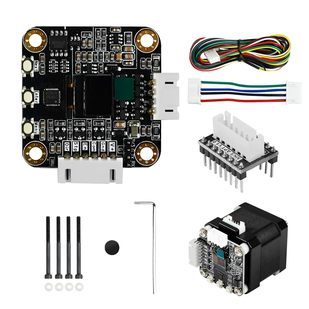 MKS SERVO42C PCBA Servo Closed Loop Stepper Motor Controller Nema17 Stepper Part STM32 Close ...