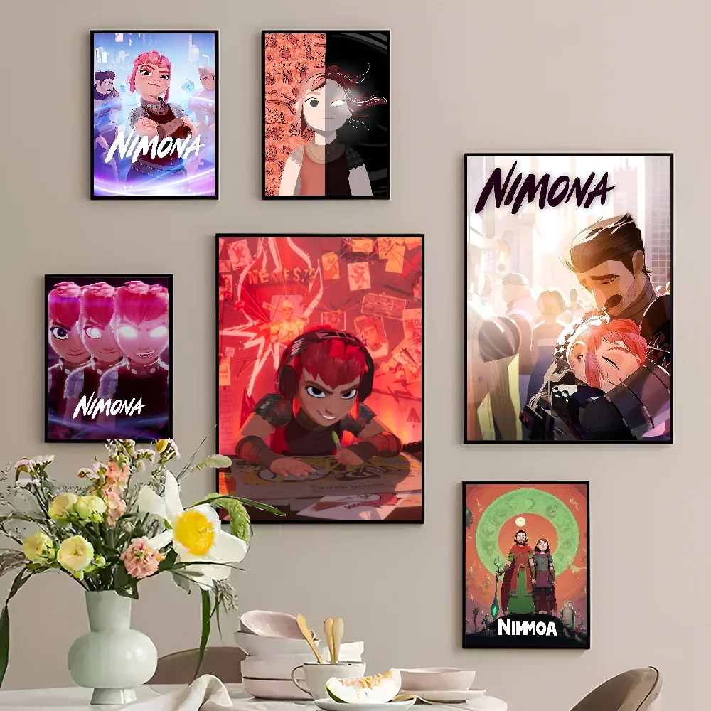 NIMONA-Classic-Anime-Poster-Waterproof-Paper-Sticker-Coffee-House-Bar ...