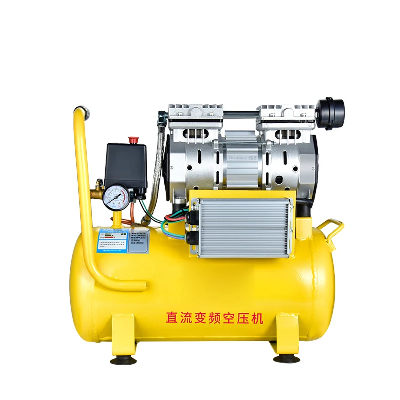 Small-Air-Compressor-Portable-Oil-free-Silent-Air-Pump-Mini-Car-Tire ...