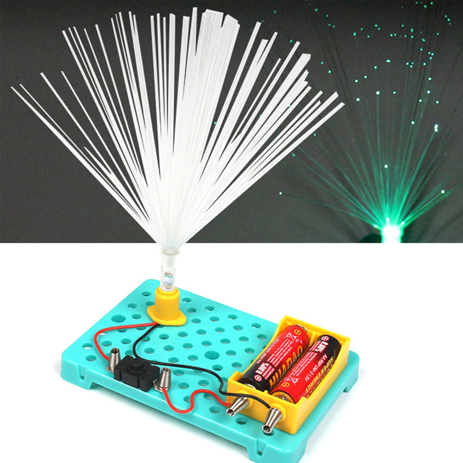 Kids-Science-Experiment-Kits-Colorful-Fiber-Optic-Lights-DIY-Assembly ...