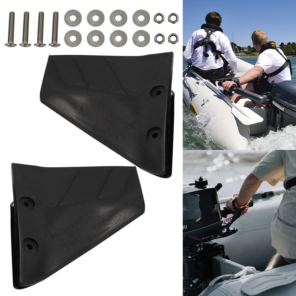 Boat-Motor-Stabilizer-with-Bolt-Nut-Marine-Hydrofoil-Stabilizer-Black ...