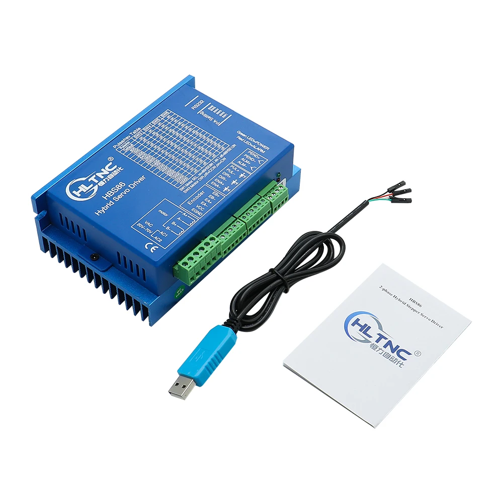 HLTNC HBS86H Hybrid Servo Driver – Nema‑34 Closed‑Loop CNC Control ...