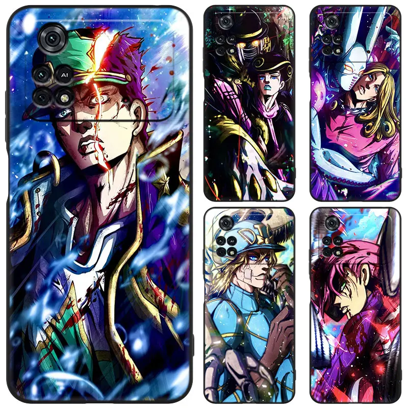 Anime-JoJos-Bizarre-Adventure-Black-Case-For-Xiaomi-Mi-POCO-M6-Pro-F5 ...