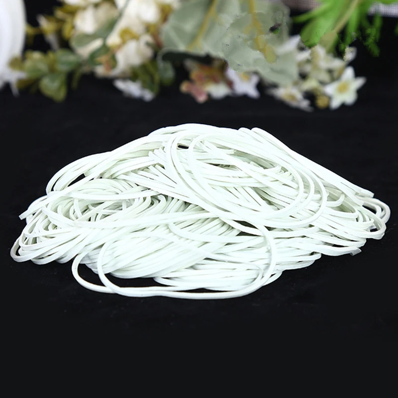 20Pcs-Bag-White-50mm-Rubber-Band-Rubber-Elastic-Bands-Stationery-Holder ...