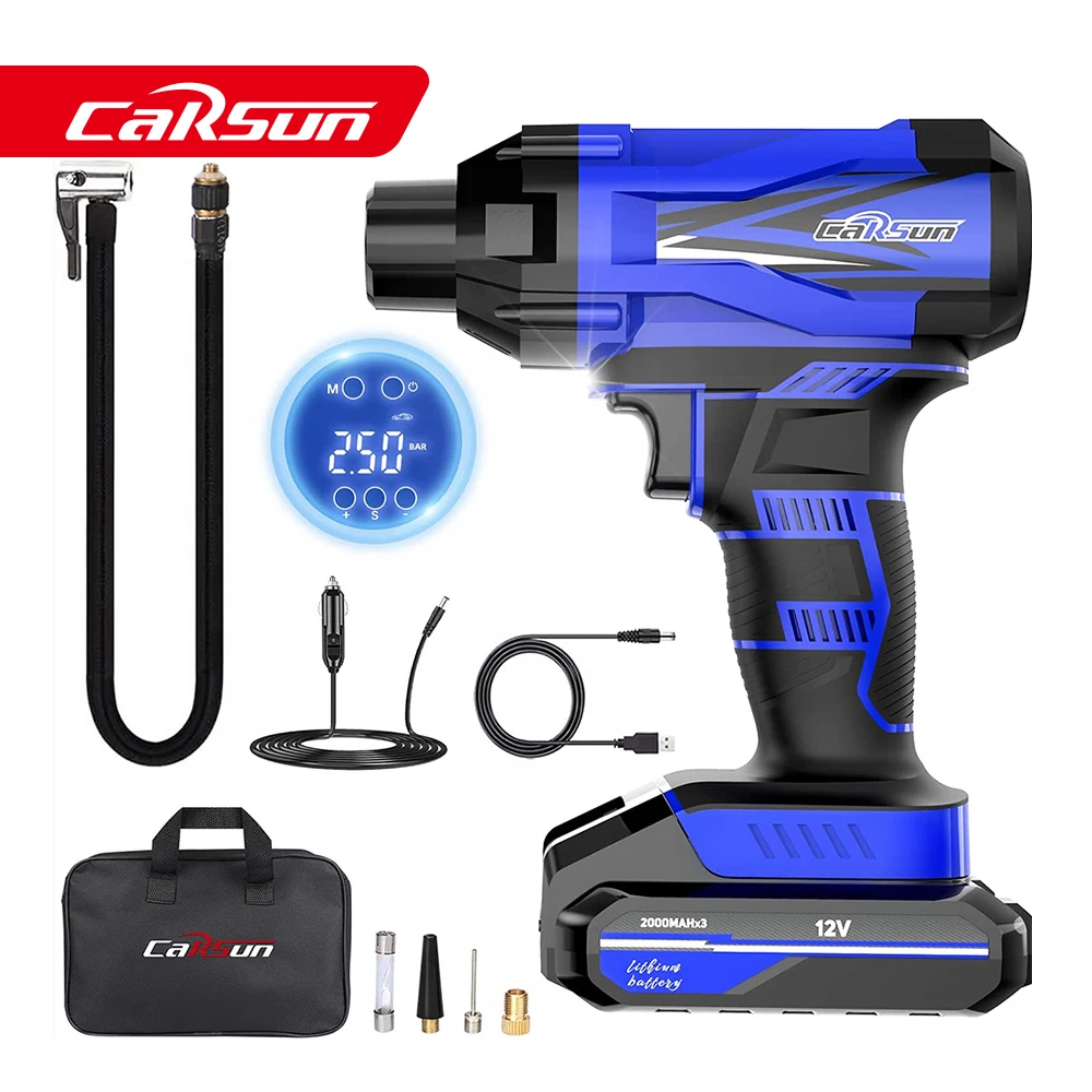 CARSUN-Car-Air-Pump-Wireless-Inflatable-Pump-Portable-Handheld ...