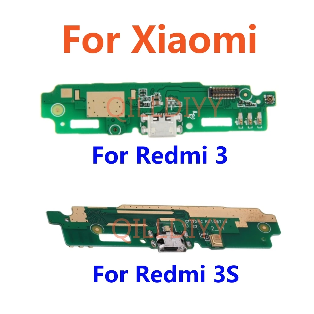 USB Charging Port Board Flex Cable Connector Parts For Xiaomi Redmi 3 ...