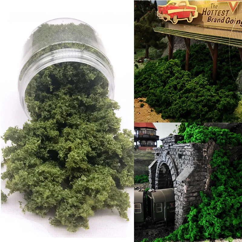 50ml Simulated Shrub Model Block Tree Leaves Vegetation Ground ...