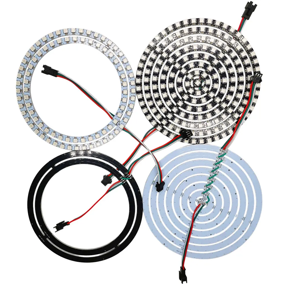 WS2812B-RGB-LED-Ring-WS2812-Individually-Addressable-Full-Color-Round ...