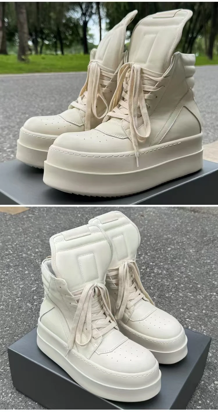 2024 New Model Shoes for Women Thick Sole Adds Height Vulcanized Casual ...