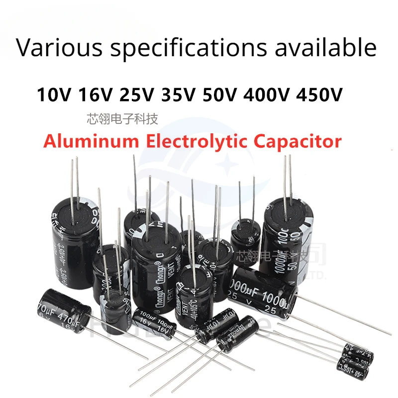 Aluminium-Elektrolytische-Condensator-6-3-10-16-25-35-50-63-100-400 ...